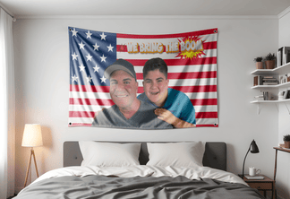 We Bring The Boom Flag | Big Justice Flag – Dorm Dolphin