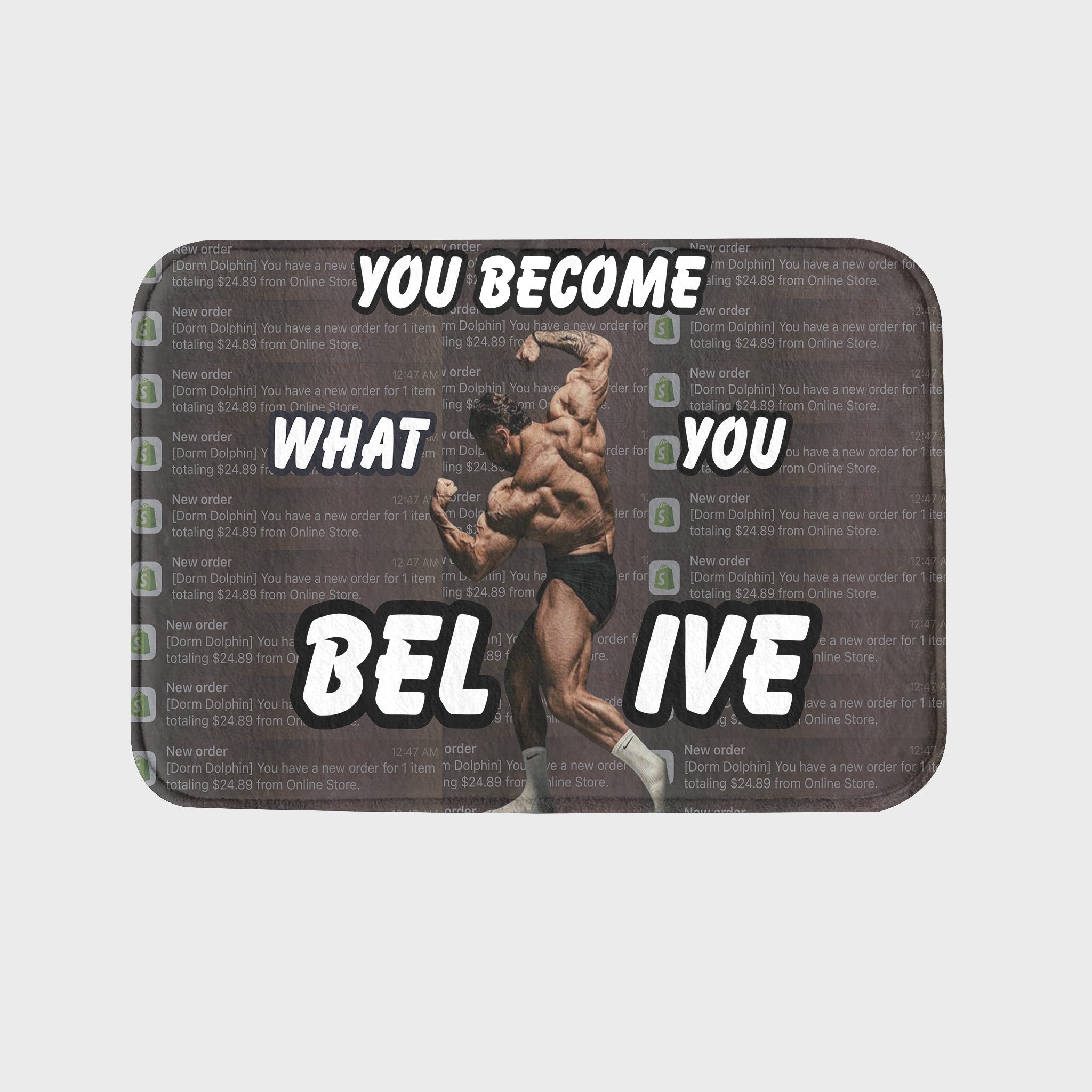 CBUM Motivational Rug | CBum Gym Floor Mat – Dorm Dolphin
