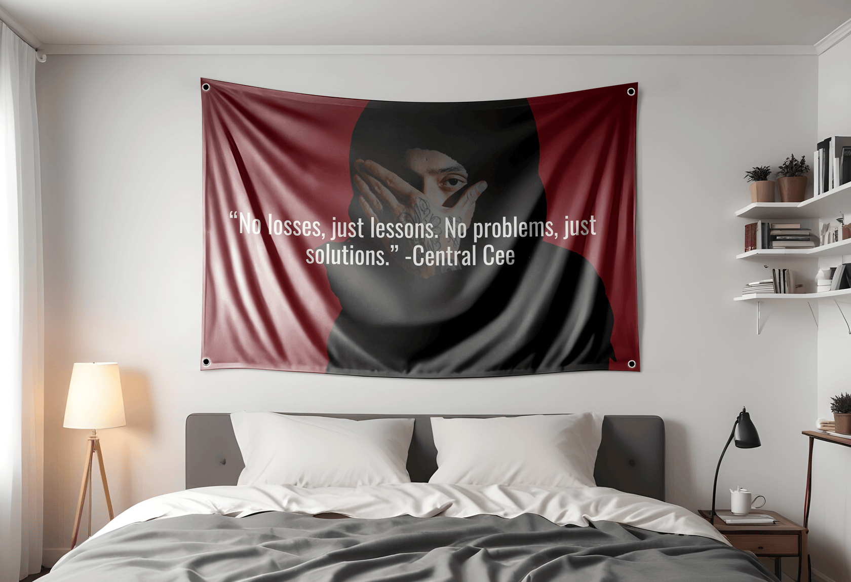Central Cee Flag | Rapper Dorm Room Decor – Dorm Dolphin