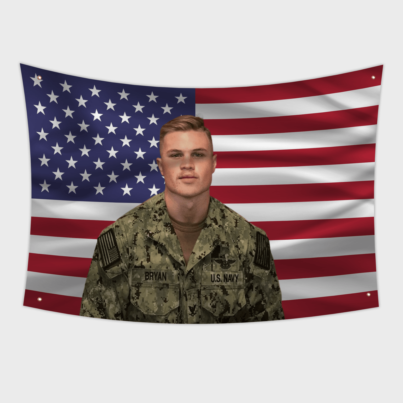 Zach Bryan American Flag | 3x5ft Zach Bryan Dorm Decor – Dorm Dolphin