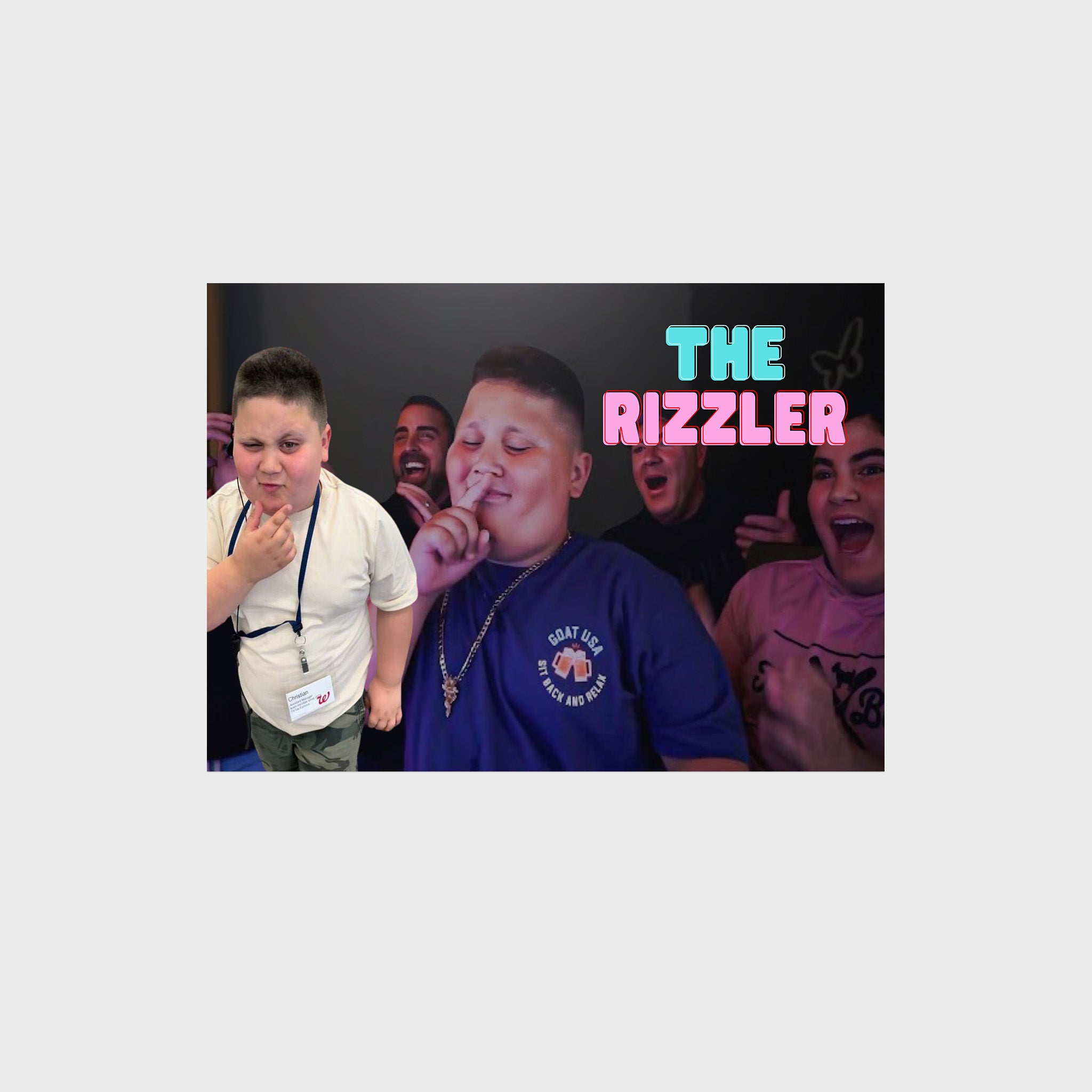 The Rizzler Party Poster | Buy Now – Dorm Dolphin