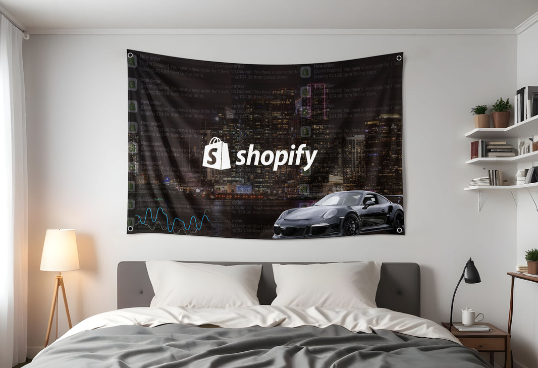 LockedIn Funny LinkedIn Flag - 3x5 ft. | Order Now – Dorm Dolphin